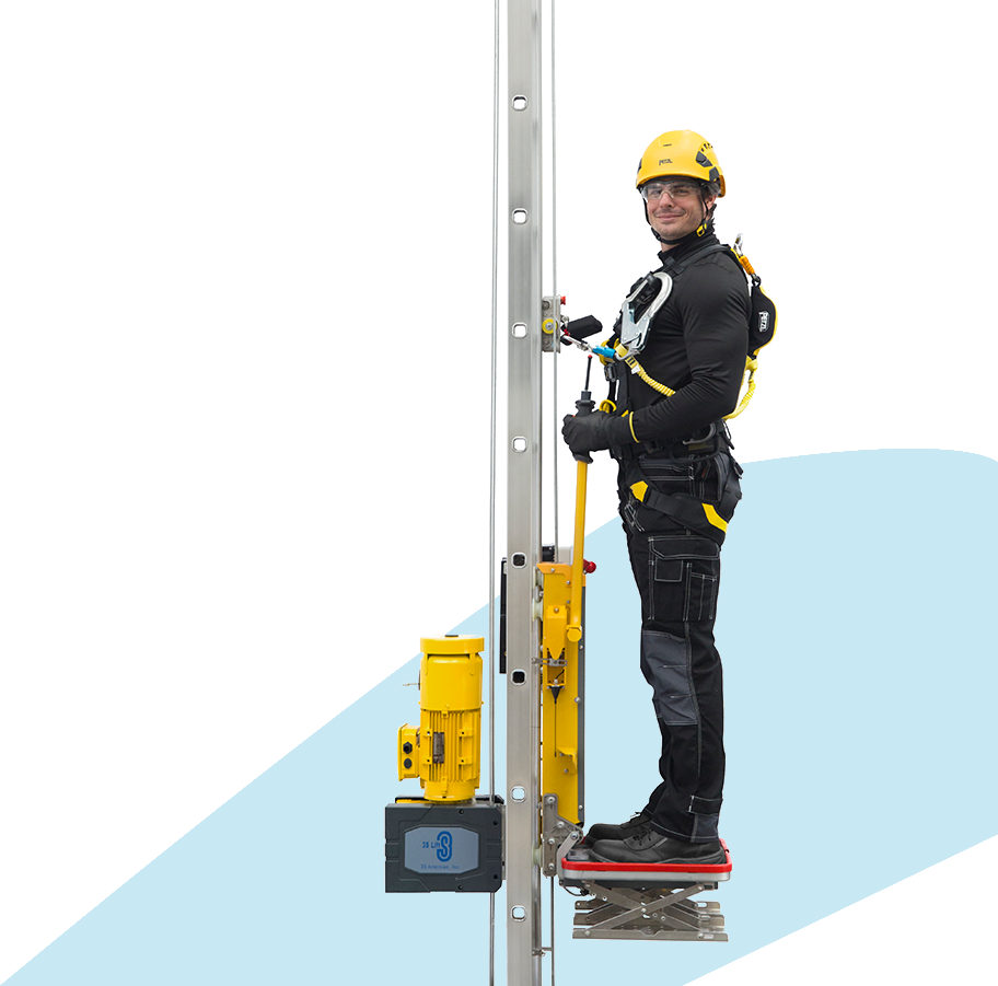 Climb Auto System for Wind Turbine Towers - 3S Lift