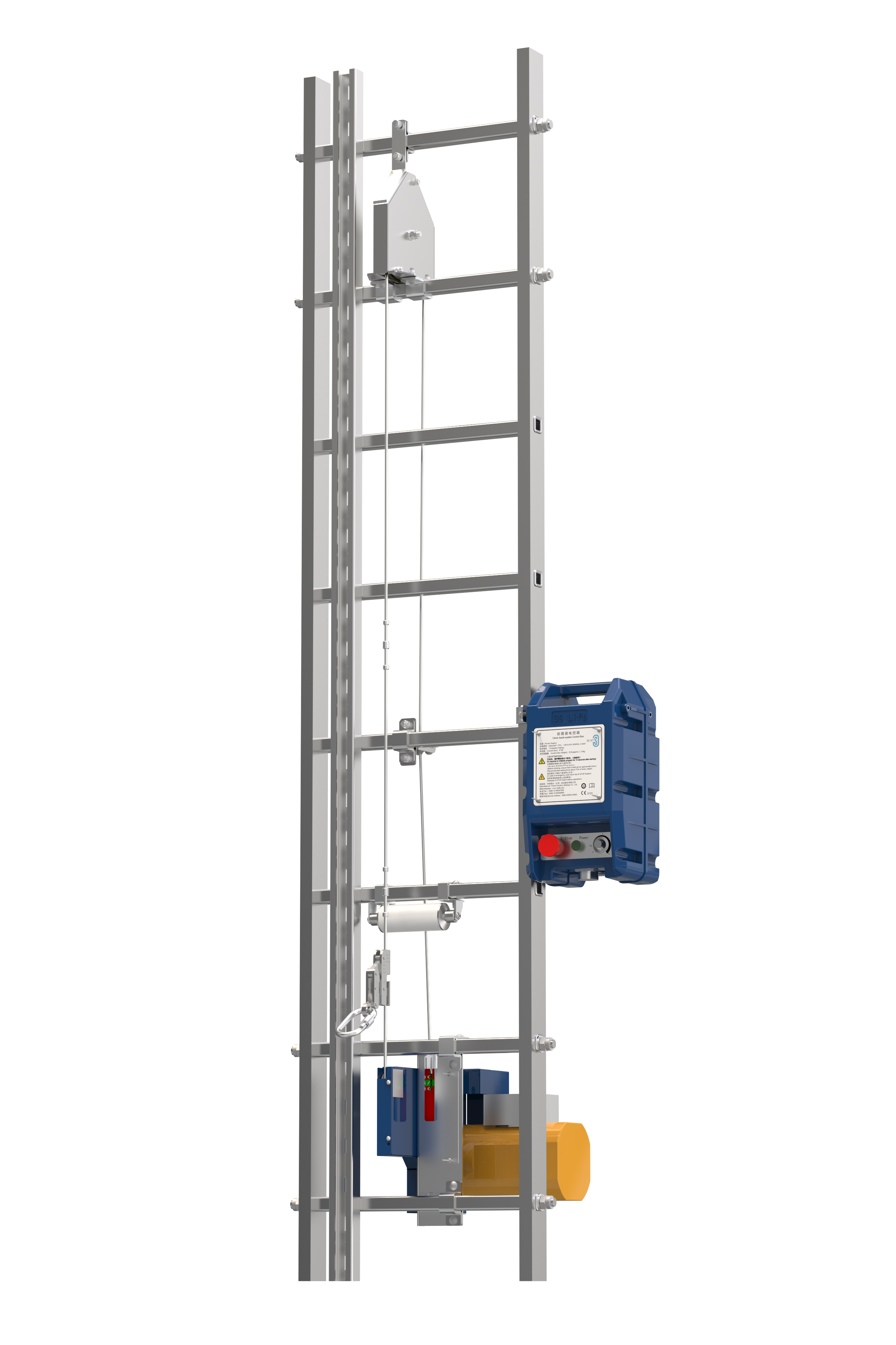 Climb Assist for Wind Turbine Towers - 3S Lift
