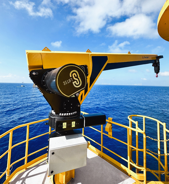 Offshore Crane for Offshore Wind Turbines - 3S Lift