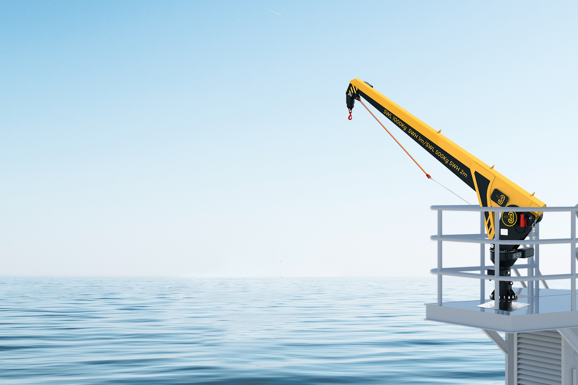 Offshore Crane for Offshore Wind Turbines - 3S Lift
