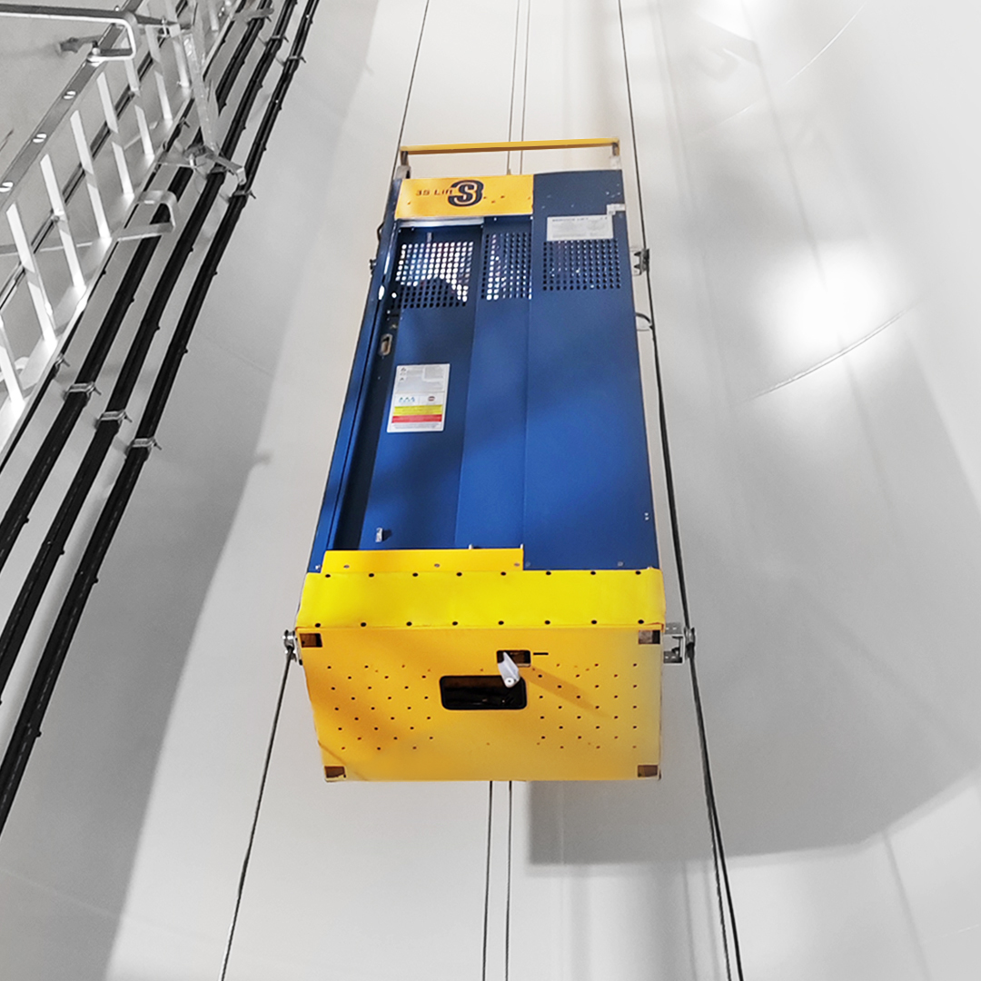 Wire Rope-Guided Service Lift - 3S Industry